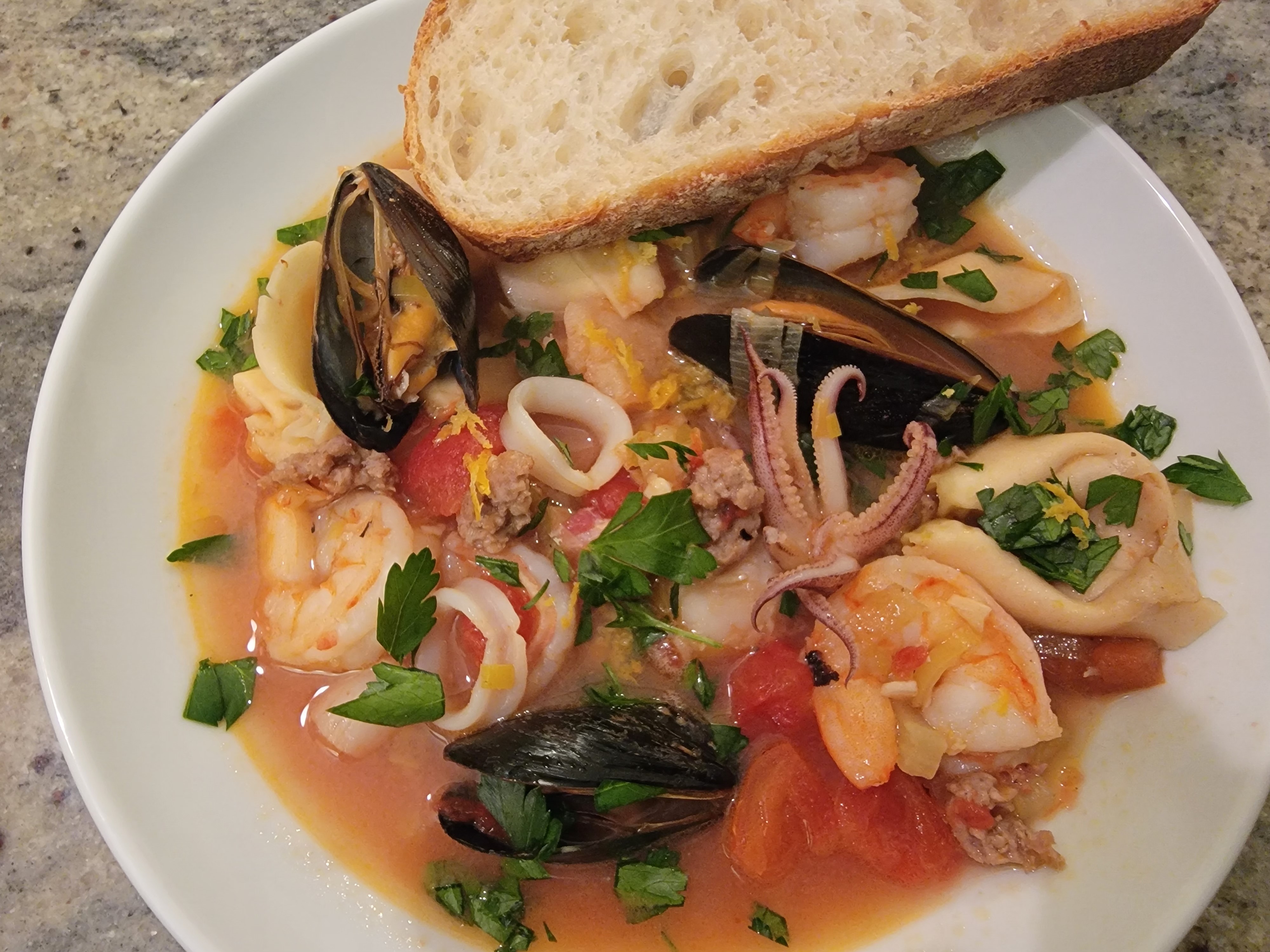 Feast of the Seven Fishes (Italian Seafood Soup)