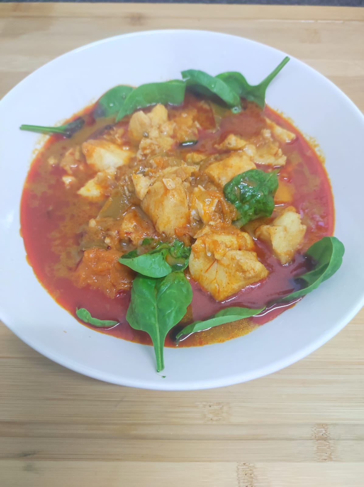 Thai Pumpkin & Fish Soup