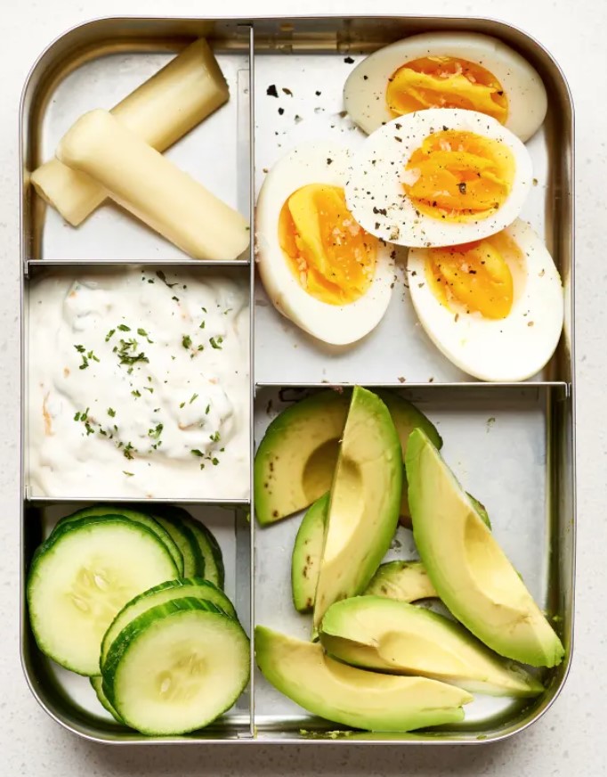Keto Hard-Boiled Egg Snack Plate