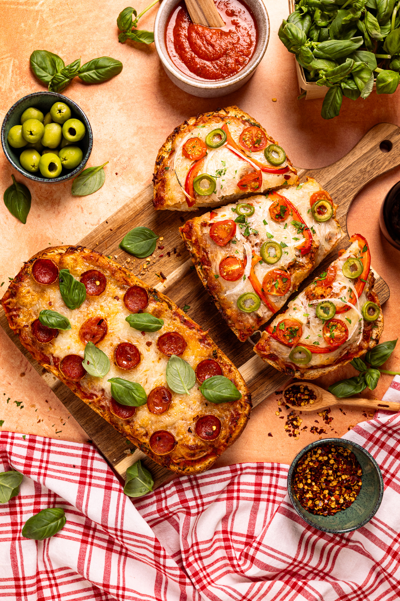 French Bread Pizzas
