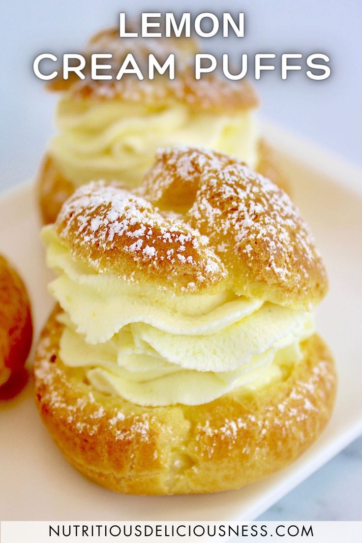 Lemon Cream Puffs