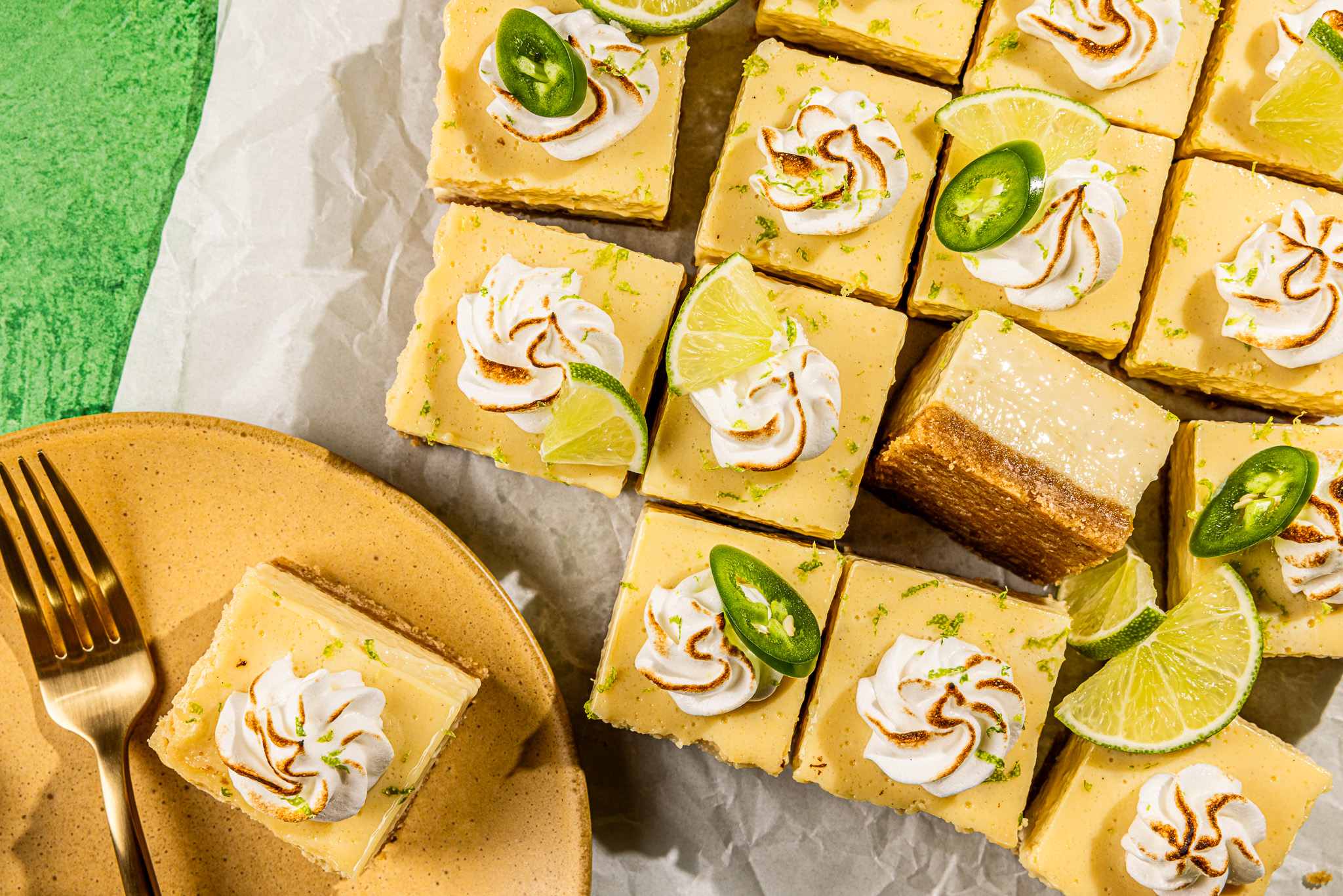 Jalapeño Key Lime Bars