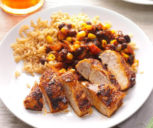 Chicken with Black Beans & Rice