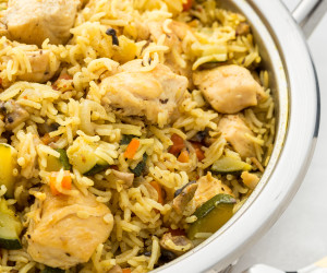 Chicken and Rice Casserole with Summer Vegetables - BigOven