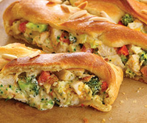 Chicken & Broccoli Braid