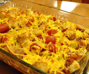 Chili Dog Casserole