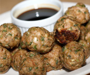 Chinese-Style Turkey Meatballs