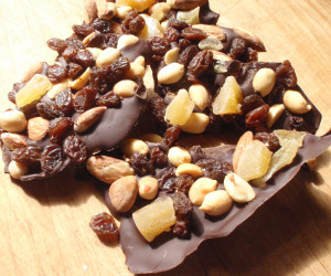 Chocolate Trail Mix Bark - BigOven