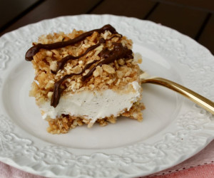 Crunchy Ice Cream Dessert