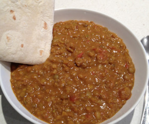 Ruis Turmeric Fish with Masala Dhal