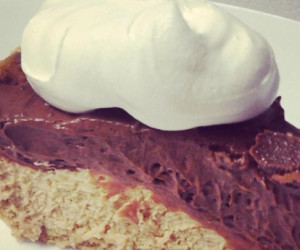 Double-Layer Chocolate Pie