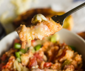 Spanish Rice with bacon