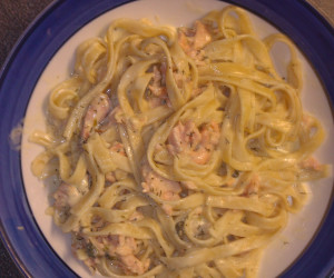 Fettuccine with Smoked Salmon, Vodka and Dill - BigOven