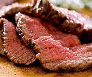 Peppered Beef Tenderloin with Portobello-marsala Sauce