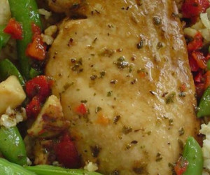 Chicken Breast Stuffed with Feta Cheese and Oregano
