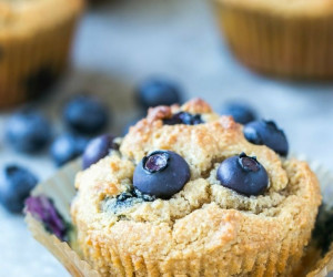 Paleo Blueberry Muffins