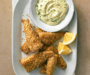 Panko-Crusted Fish Sticks with Dipping Sauce - BigOven