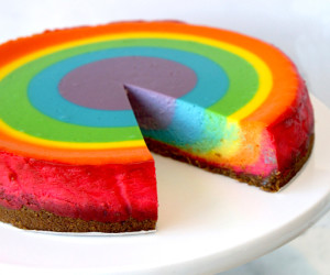 Rainbow Cheesecake