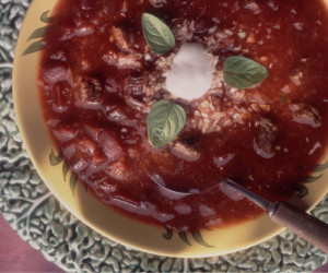 Russian Borscht (Beet Soup)