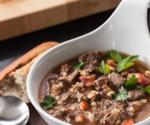 Slow-cooker Beef and Barley