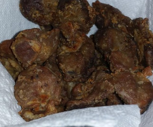 Deep Fried Chicken Gizzards