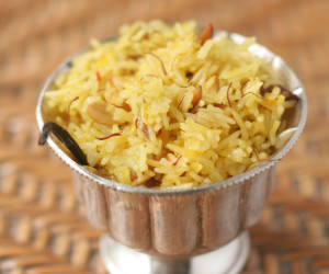 Coconut Saffron Rice