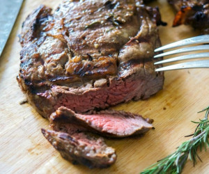 Grilled Rib Eye Steaks